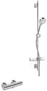 Hansa Micra - Sprchový set s termostatem, 3 proudy, chrom 48150171