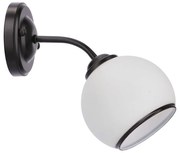 Černo-bílé nástěnné svítidlo Marinen – Candellux Lighting