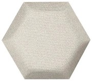 Egibi Čalouněný akustický panel nástěnný Luna 33 cream hexagon - Hexagon 6x15 cm