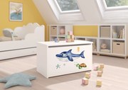 ADRK Furniture Truhla na hračky DARIA TB-Dar-W-SEA-ANI-n-O052