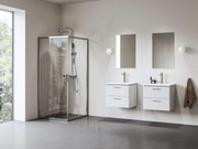 Ravak Blix II - Sprchový kout NBLRV2, 80x80 cm, chrom/čiré sklo 1LM40C00Z1