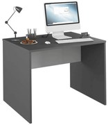 PC stůl, grafit / bílá, RIOMA NEW TYP 12