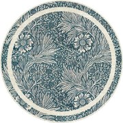 Koberec Kulatý z vinylu Odolná podložka s potiskem William Morris 150 x 150 cm