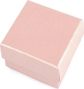 LADO Krabička na šperky 5,5x5,5 cm Varianta: 1 pudrová perleť, Balení: 2 ks