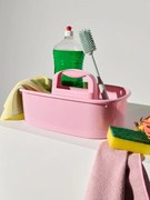 Sinsay - Cleaning supplies organizer with handle - pastelová růžová