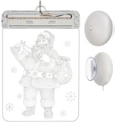 Malatec 3D LED vitráže - Santa Claus