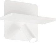 Ideal Lux - LED Nástěnné bodové svítidlo PIANO LED/10W/230V CRI 90 USB bílá