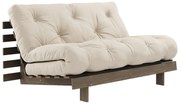 Béžovokrémová rozkládací pohovka 140 cm Roots – Karup Design