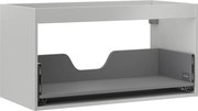 Mexen Box-A, závěsná skříňka 90 cm, 1 zásuvka, šedá matná, 91AX0-0900-470-1-62