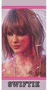 Růžová bavlněná dětská osuška 70x140 cm Swiftie – Jerry Fabrics