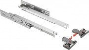 GTV sada plnovýsuvů pro spodní montáž 3D s tlumičem l-500 MODERN SLIDE, k desce 18 mm PB-3D0SHX18-500-H