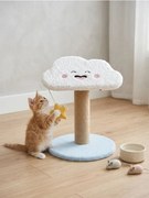 Sinsay - Škrabadlo pro kočku ve tvaru mraku s hračkou - modrá