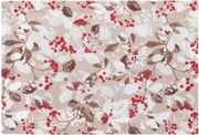SCANquilt prostírání LONA berry béžovočervená prostírání cca 30 x 45 cm
