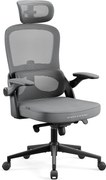 Ergonomická kancelářská židle šedá Normal Size: Diablo V-Light