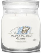 Yankee Candle Vonná svíčka střední Signature Soft Blanket, 368 g