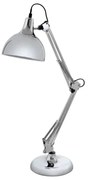 Stolní lampa EGLO Borgillio 94702 chrom E27/60W