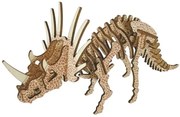 Woodcraft Dřevěné 3D puzzle Triceratops