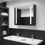 Led Koupelnová Skříňka Se Zrcadlem 89 X 14 X 62 Cm