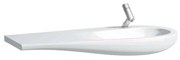 Laufen Il Bagno Alessi One - Nábytkové umyvadlo 120x50 cm, s 1 otvorem pro baterii, s LCC, bílá H8149744001041