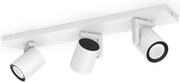 Philips Hue Argenta - Chytré 3bodové LED svítidlo, bílá 929003808101