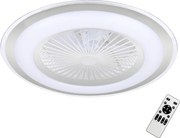 Stropní LED svítidlo Zephyr, 1x LED 48w, 3000-6000k, s, s ventilátorem a ovladačem