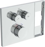 Ideal Standard Ceratherm Navigo Solos - Termostatická baterie pod omítku, pro 2 spotřebiče, chrom A7894AA