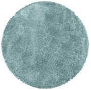 Modrý kulatý koberec ø 200 cm Fluffy – Ayyildiz Carpets