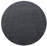 Ayyildiz, Kusový koberec Ata 7000 grey kruh, 120x120 (průměr) kruh, šedá, obývací pokoj