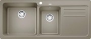 Blanco Naya 8 - Silgranitový dřez, 116x50 cm, tartufo 519660