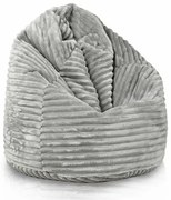 Sedací pytel Bag Sako XL stripe TiaHome - šedá