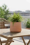 Květináč TROPICO, sklolaminát, výška 20 cm, oranžová