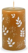 Oranžová svíčka Unipar Pure Beauty, doba hoření 40 h