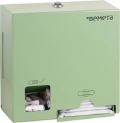 Bemeta Design Zásobník na tampony a hygienické vložky, nerez, zelený - 101403279