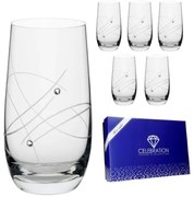 Celebration Crystals modern Globo 390 ml 6 ks