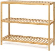 Bambusový koupelnový regál v přírodní barvě 69x60 cm Skaren – Bonami Essentials