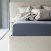 HEDDA Prostěradlo Jersey Lycra premium antracit rozměr: 90 x 200 cm