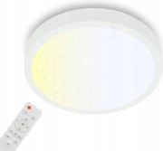 Led lampa na dálkové ovládání stropní stropní svítidlo 24W Ø38cm stmívatelná barva Variabilní