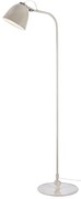 Šedobéžová stojací lampa s kovovým stínidlem (výška 130 cm) Tilt – Markslöjd
