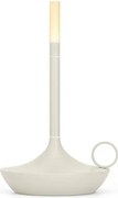GRAY GP2046-MG Designová přenosná stolní lampa Wick S PRO světle šedá 120x165mm LED 1W 2600K IP65 - Graypants