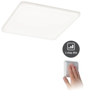 Paulmann 93065 Veluna VariFit, hranaté zápustné svítidlo, 17,5W LED 4000K, tříkrokové stmívání, 18,5x18,5cm, IP44