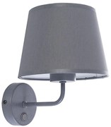 Nástěnná lampa MAJA 1xE27/15W/230V šedá