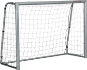 SPORTNOW Fotbalová branka 180x120x60 cm se šrouby a kolíky, šedá fotbalová síť z PE a kovu | Aosom