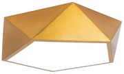 Toolight - Stropní svítidlo Diamond 40cm 4xE27 60W APP876-C, zlatá, OSW-08975