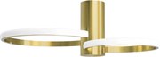 Toolight Toolight, LED stropní svítidlo 50x30,5cm, 22W, APP1402-CW, zlatá lesklá, OSW-05849