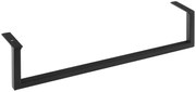 Sapho - Čelní držák ručníků pro umyvadlo, 460 mm, matná černá HG460
