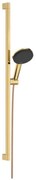 Hansgrohe Raindance Alive Select S - Set sprchové hlavice, tyče a hadice, 3 proudy, EcoSmart, leštěný vzhled zlata 24601990