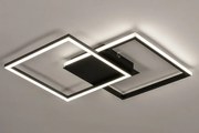 Stropní stmívatelné LED svítidlo do obýváku Canetra Black 420