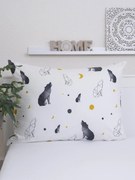 MK Lůžkoviny Bavlněný povlak na polštář Renforcé 70 x 90 cm - Vlci