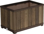 Květináč keter deco rectangle walnut