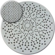 Kulatý koberec FLAT 48715/768 SISAL - vitráže